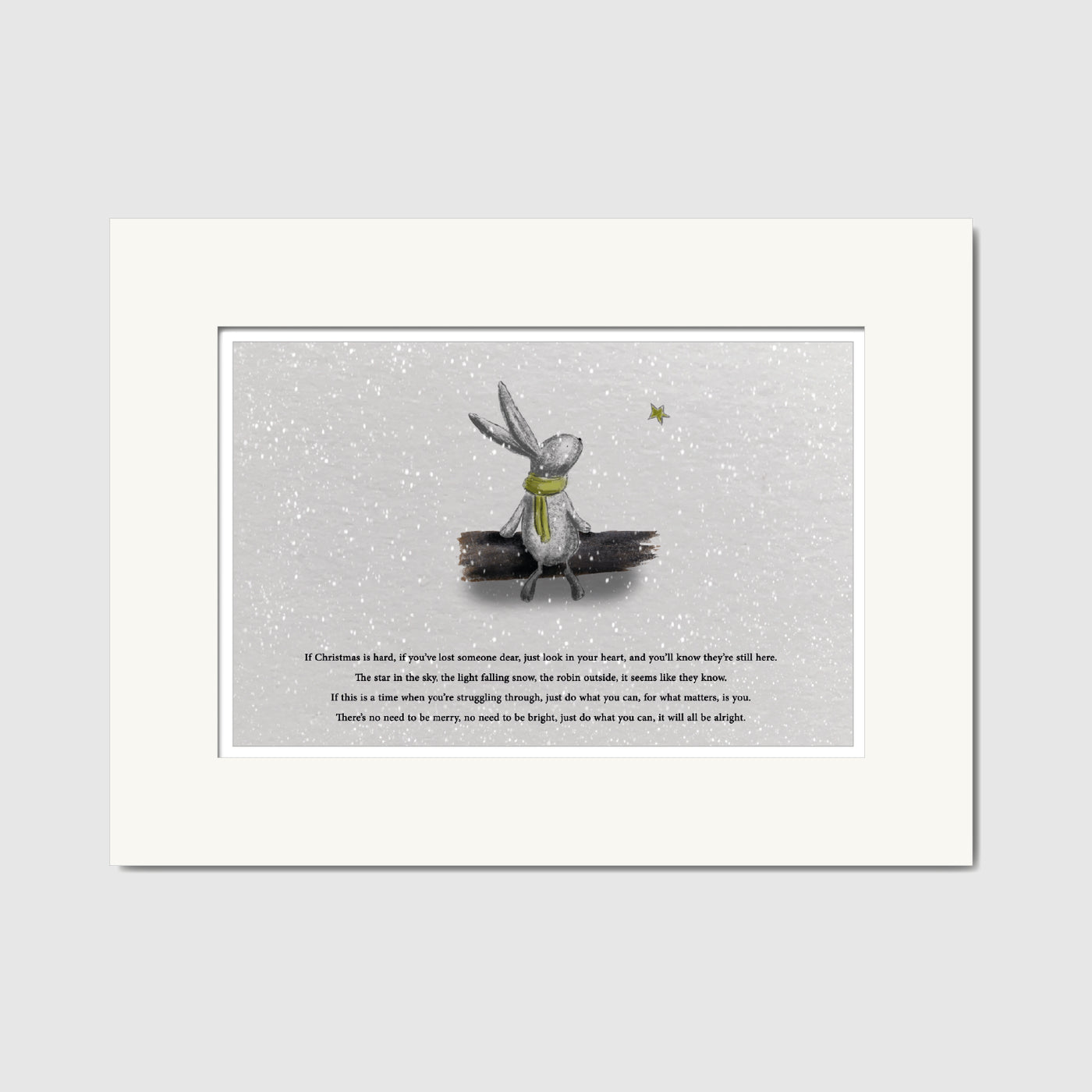 If Christmas Is Hard Print – Toots Design