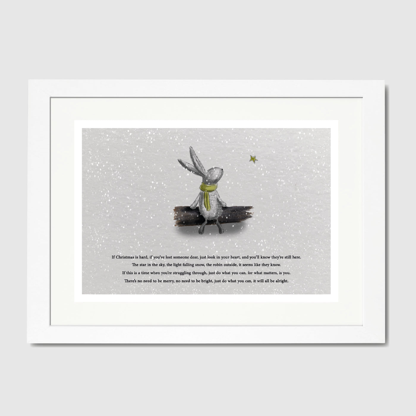 If Christmas Is Hard Print – Toots Design