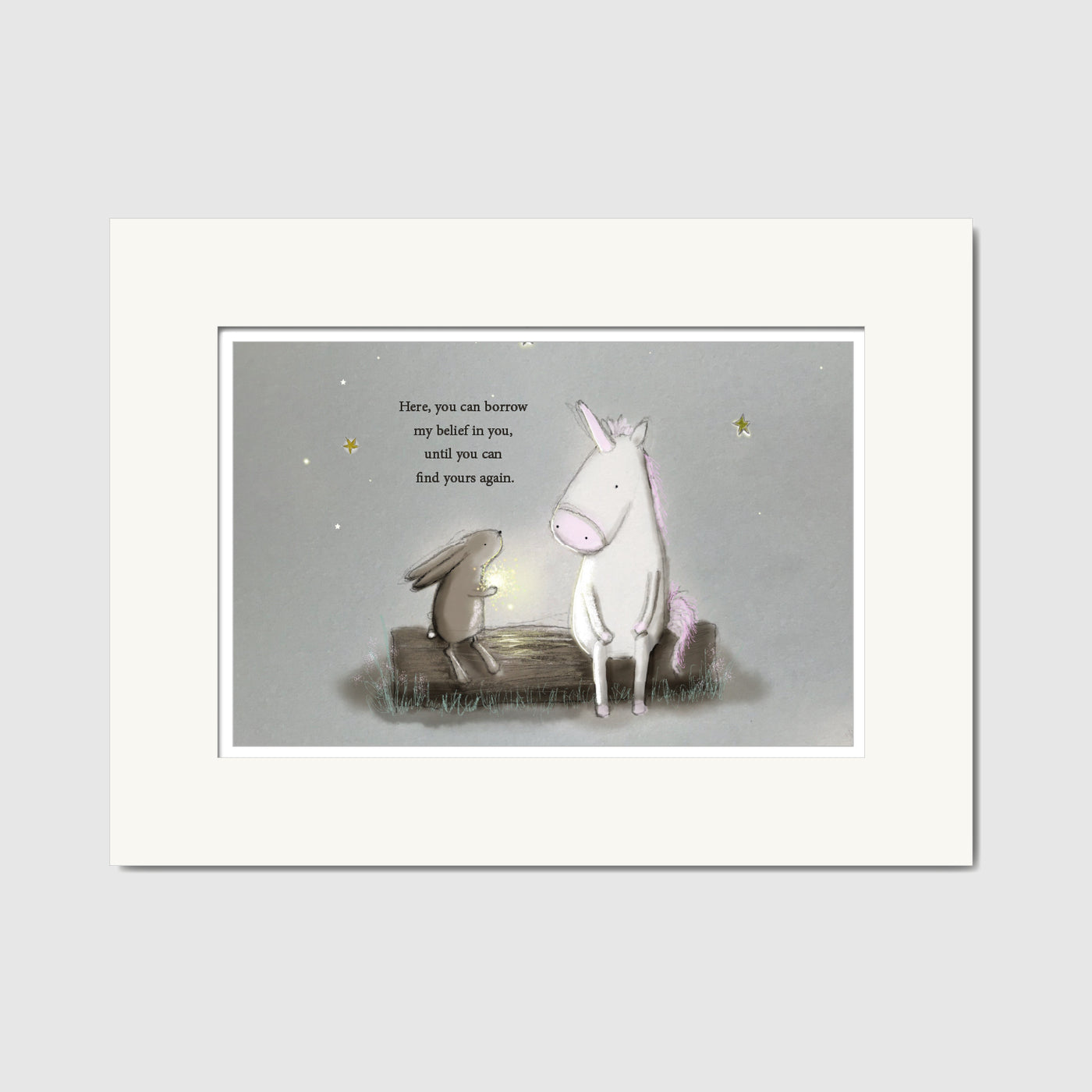 Borrow My Belief Print – Toots Design