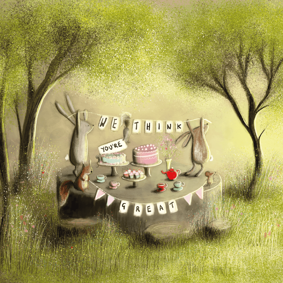We Think You're Great Print – Toots Design