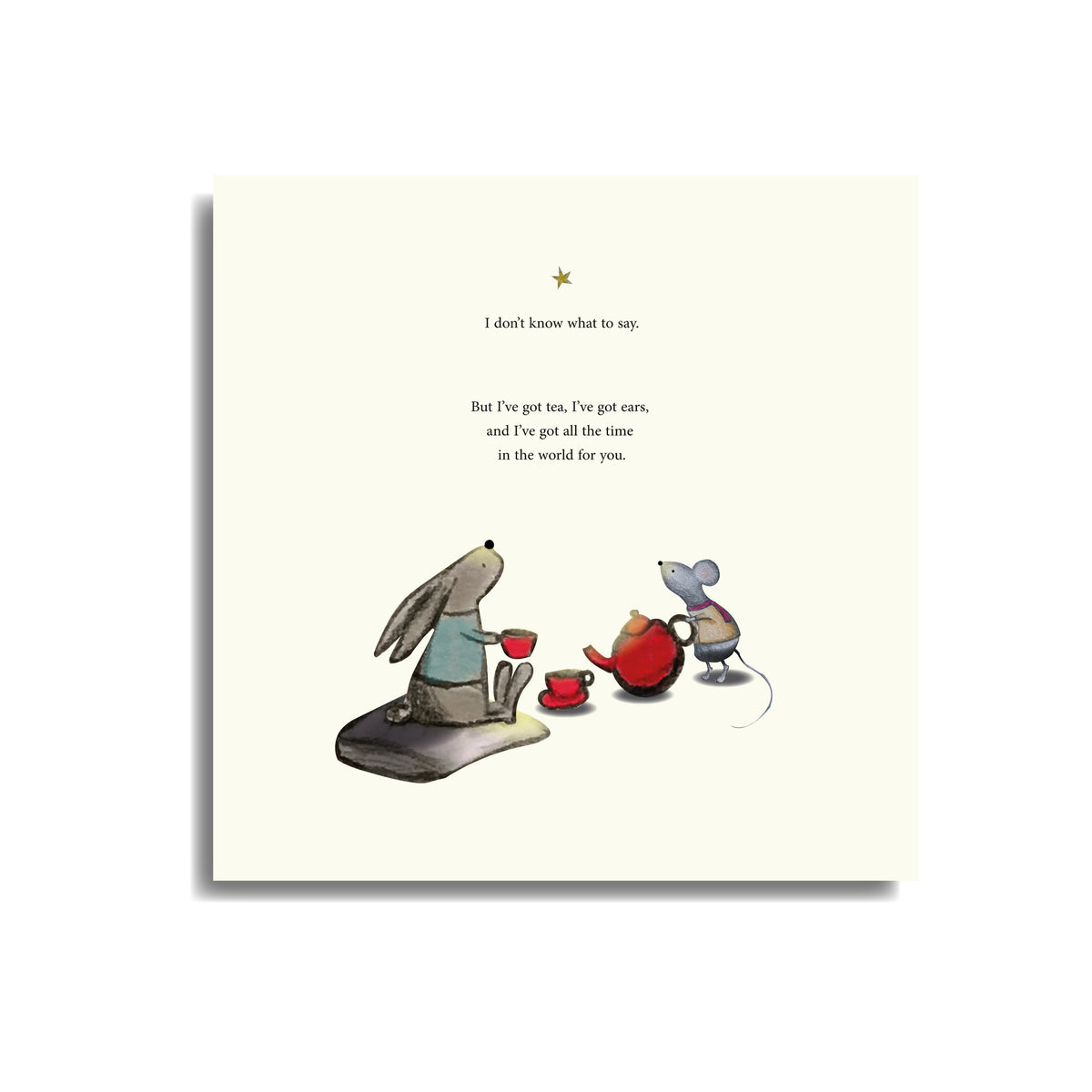 Comfort Cards - Featuring four gentle illustrations with beautifully c ...